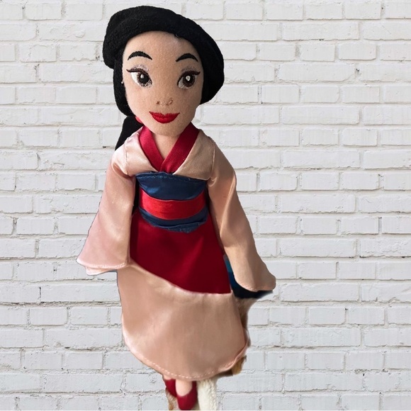 Disney | Toys | Mulan Disney Plush Doll | Poshmark